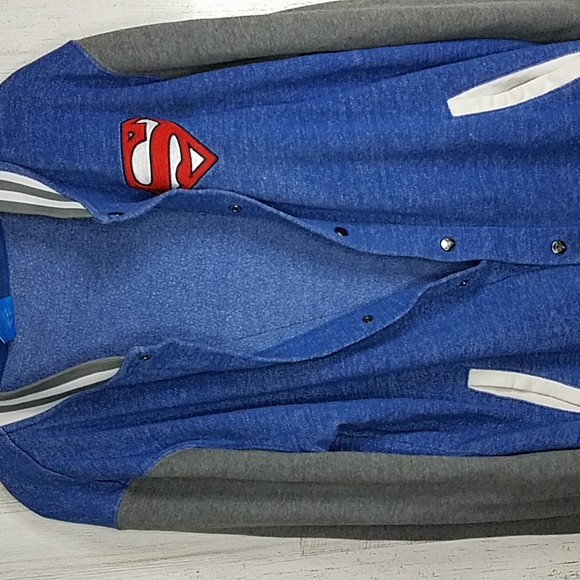 DC Comics | Jackets & Coats | Mens Superman Varsity Jacket Medium ...